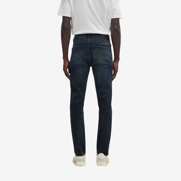 Hugo Boss Dark Wash Denim Jeans With Belt Loops - Black