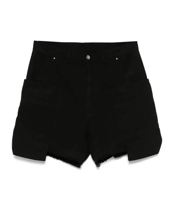 Rick Owens Bermuda Cargo Shorts - Black
