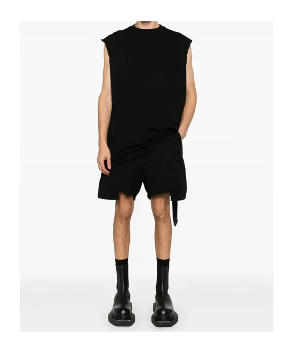 Rick Owens Bermuda Cargo Shorts - Black