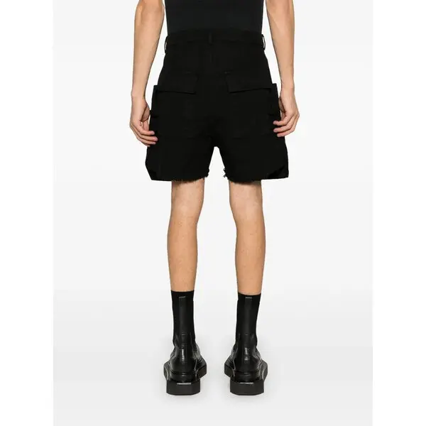 Rick Owens Bermuda Cargo Shorts - Black