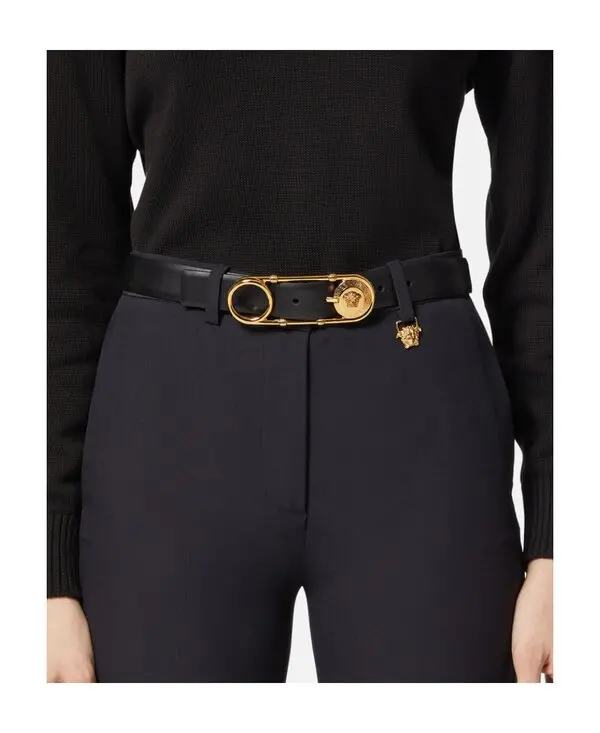 Versace Medusa Safety Pin Belt