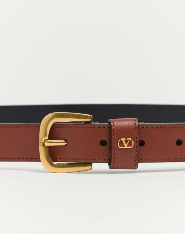 Valentino Garavani Vlogo Signature Buckled Belt