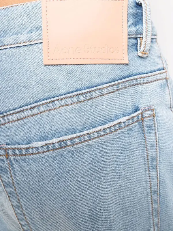 Acne Studios Loose Fit Wide Leg Jeans