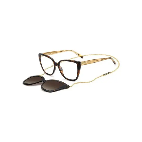 Missoni Clip-on Cat-eye Sunglasses - Brown