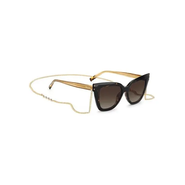 Missoni Clip-on Cat-eye Sunglasses - Brown