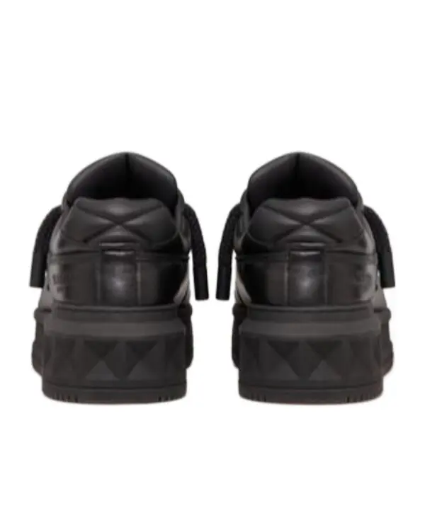 Valentino Garavani One Stud Xl Lace-up Sneakers - Black