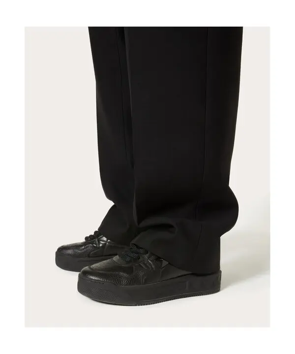 Valentino Garavani One Stud Xl Lace-up Sneakers - Black