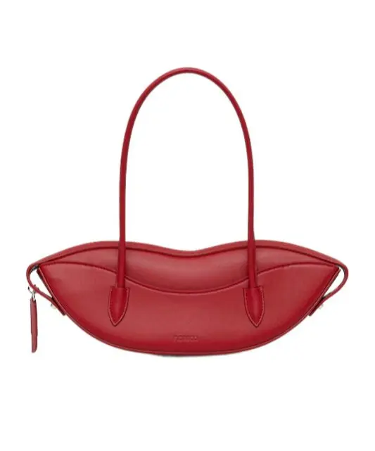 Fiorucci Lip-shaped Handbag - Red