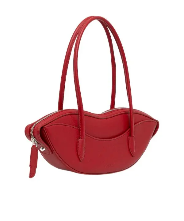 Fiorucci Lip-shaped Handbag - Red