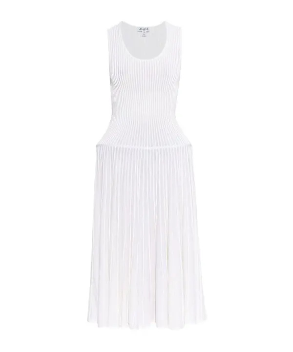 Alaïa Ribbed Crinoline Dress