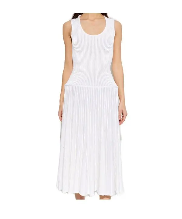 Alaïa Ribbed Crinoline Dress
