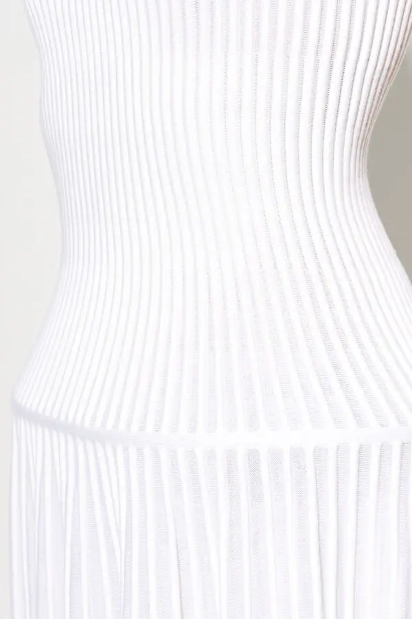 Alaïa Ribbed Crinoline Dress