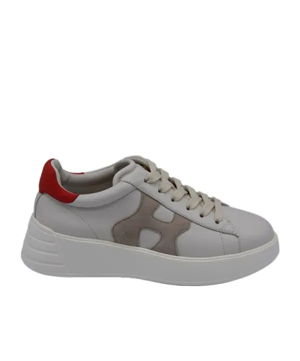 Hogan Rebel H Logo Patch Sneakers - Gray
