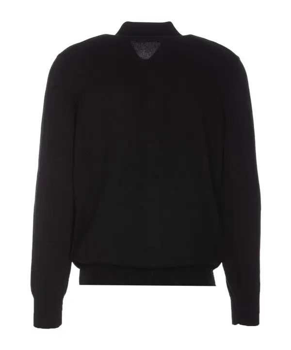 Brunello Cucinelli Buttoned Lapel Long-sleeved Sweater