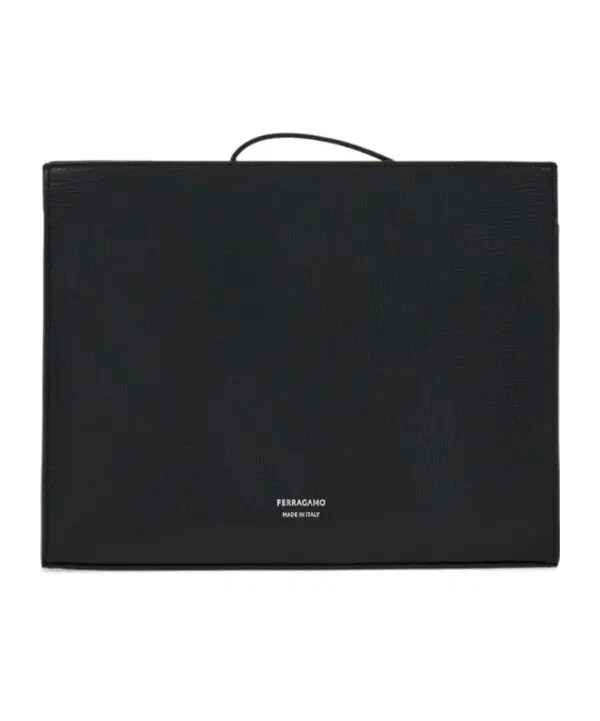 FERRAGAMO Gancini Clutch - Black