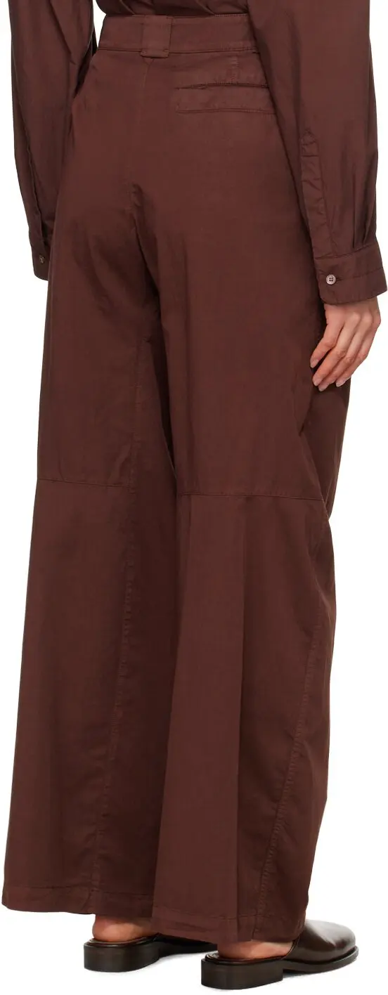 LEMAIRE Mid-rise Pleated Wide-leg Pants