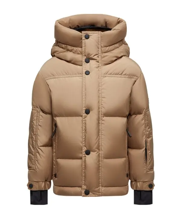 Moncler Kasanka Down Ski Jacket With Hood - Camel