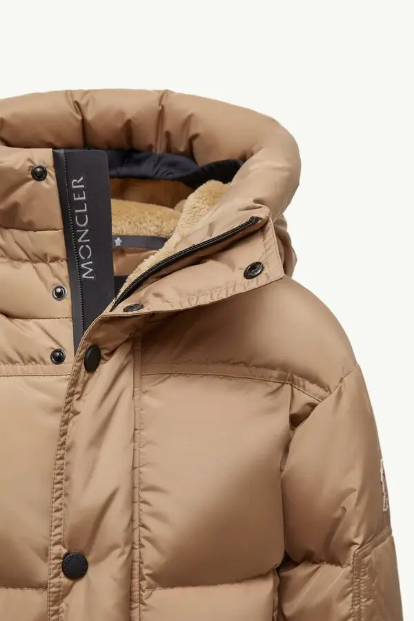 Moncler Kasanka Down Ski Jacket With Hood - Camel