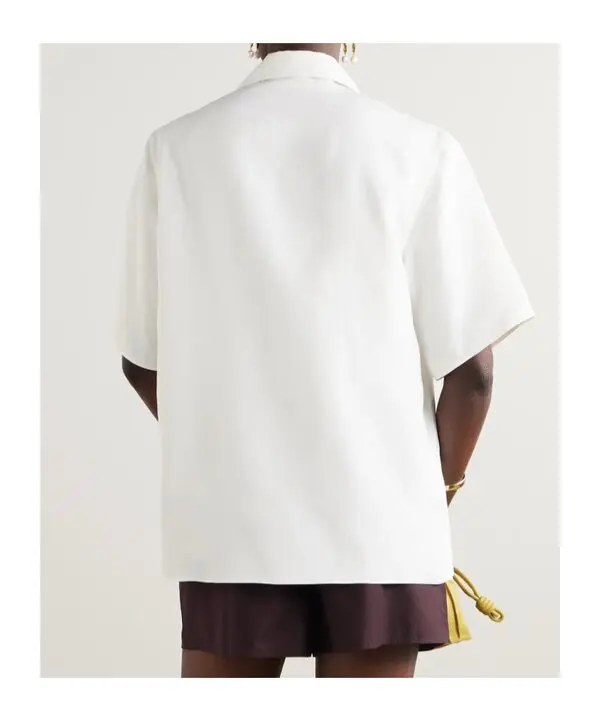 Marni Embroidered Appliqued Poplin Shirt