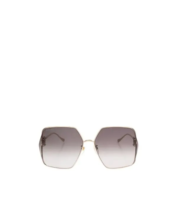 Gucci Squared Frame Sunglasses - Gray