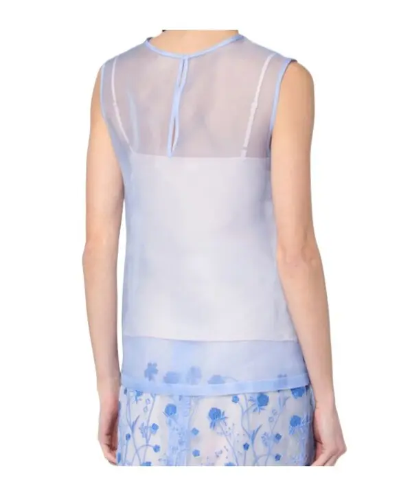 P.a.r.o.s.h Sleeveless Double Layered V-neck Tank