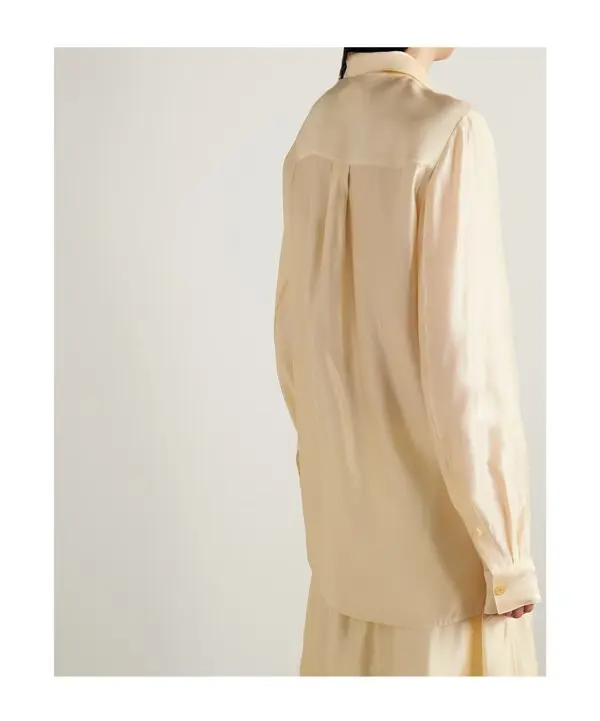 Khaite Long-sleeved Collared Shirt