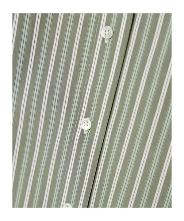 Co Name' Striped Long Sleeve Shirt - Gray