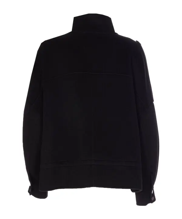 Pinko High-neck Drawstring Hem Jacket