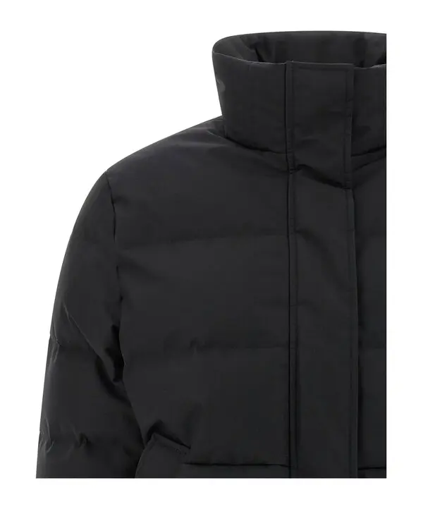 Alexander McQueen High-neck Cropped Down Jacket