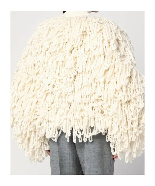Stella McCartney Fringed Oversized Coat