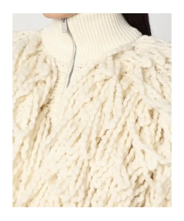 Stella McCartney Fringed Oversized Coat