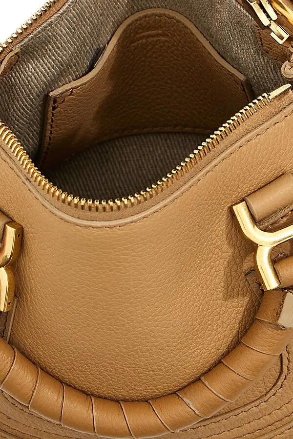 Chloé Marcie Shoulder Bag - Nude