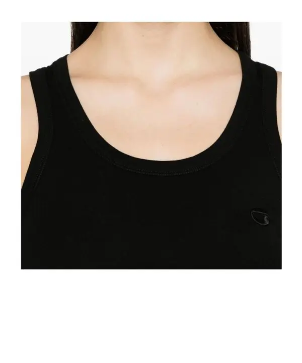 Coperni Logo-embroidered Sleeveless Tank Top - Black