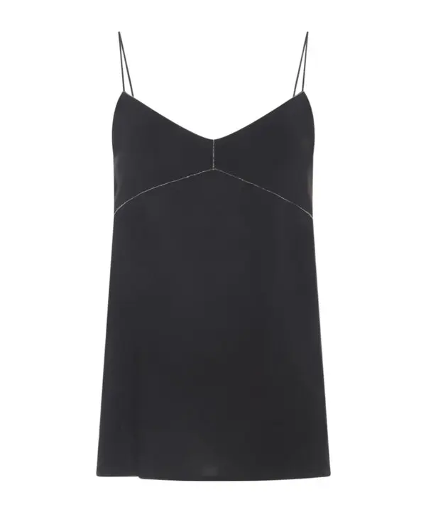 Fabiana Filippi Embellished V-neck Tank Top