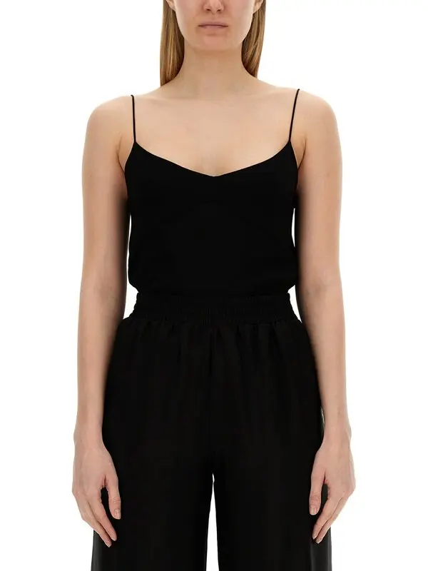 Fabiana Filippi Embellished V-neck Tank Top