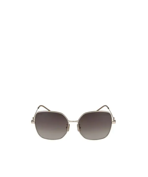 Givenchy Square Frame Sunglasses With Logo Detail - Gray