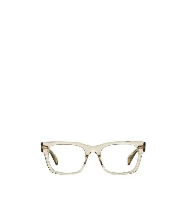 Oliver Spencer Square Flat Mirror Eyeglasses - Nude