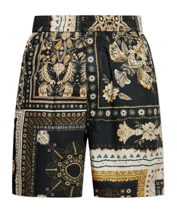 Isabel Marant Étoile Patterned Shorts - Black