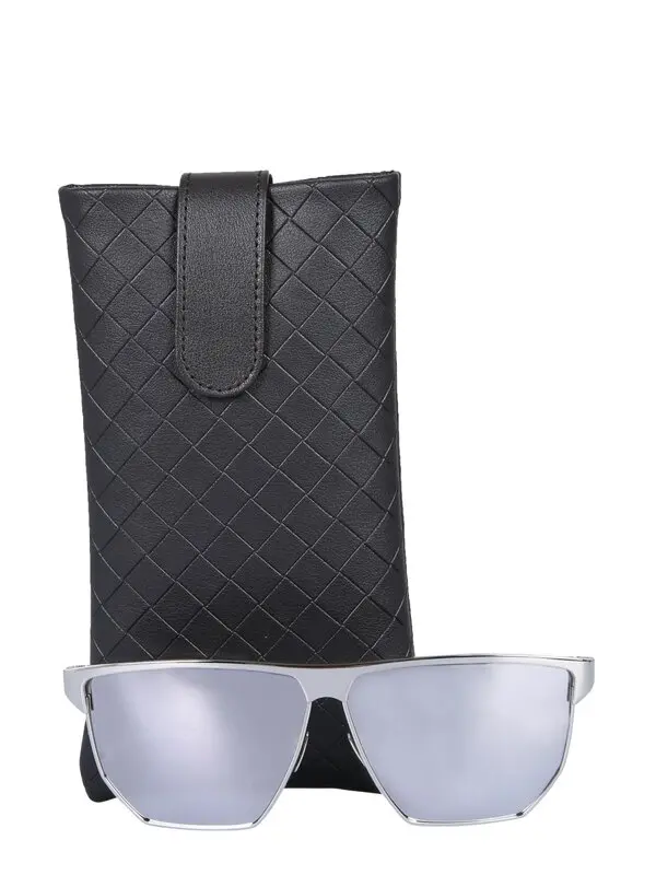 Bottega Veneta Angular Aviator Sunglasses