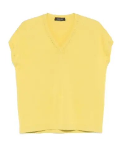 Fabiana Filippi Sequin-embellished Knitted Top