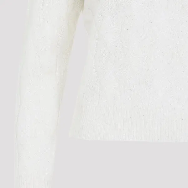 Peserico Cable-knit Round-neck Sweater