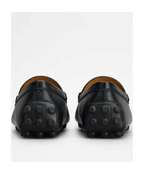 TOD'S Penny-slot Leather Loafers - Black
