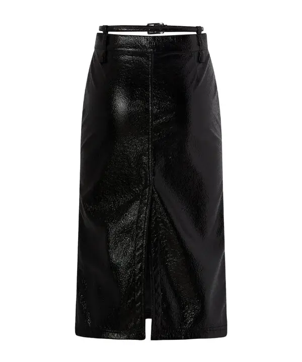 Pinko Belted Midi Skirt