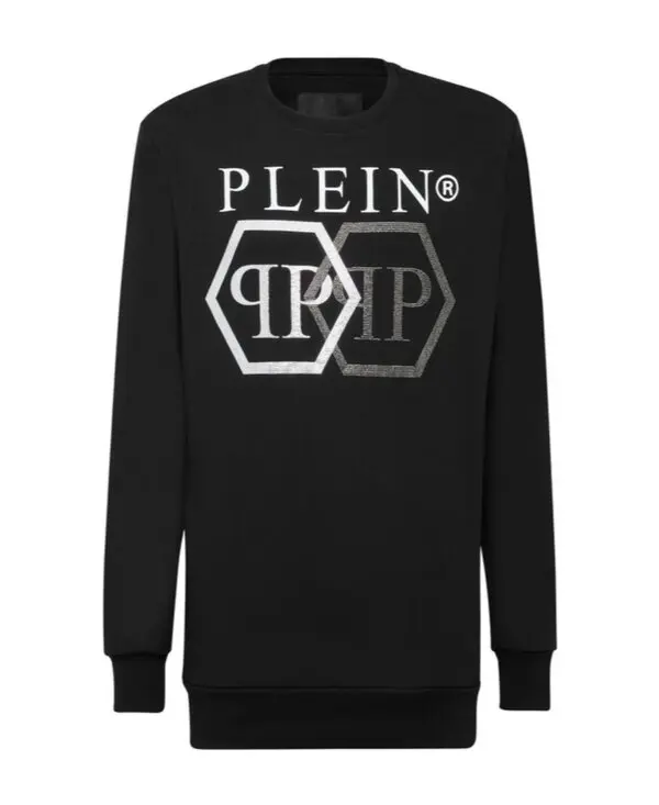 Philipp Plein Logo Pullover Hoodie
