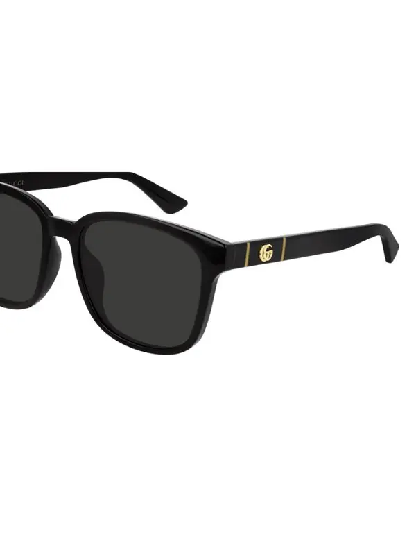 Gucci Square Frame Sunglasses With Logo Detail - Gray