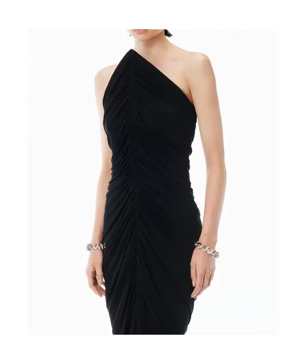 Alexander Wang Ruched Bodice Midi Dress