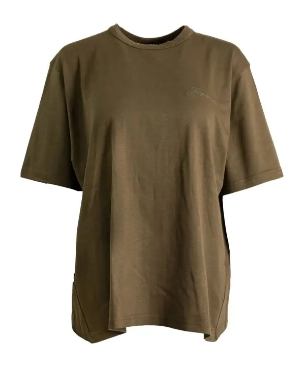 Jacquemus Embroidered Logo Crewneck T-shirt - Brown