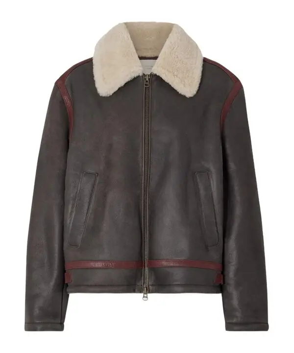 Aimé Leon Dore Printed Shearling Jacket