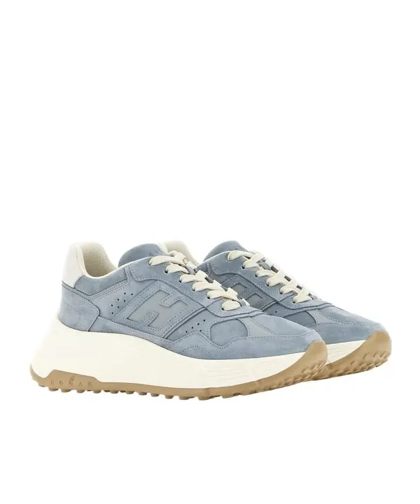 Hogan H669 Logo Detailed Chunky Sneakers - White