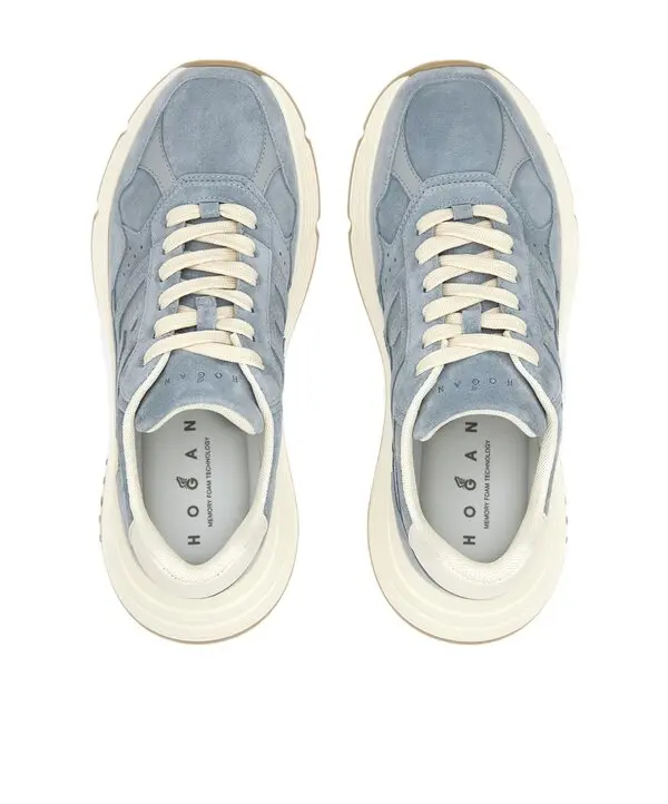 Hogan H669 Logo Detailed Chunky Sneakers - White